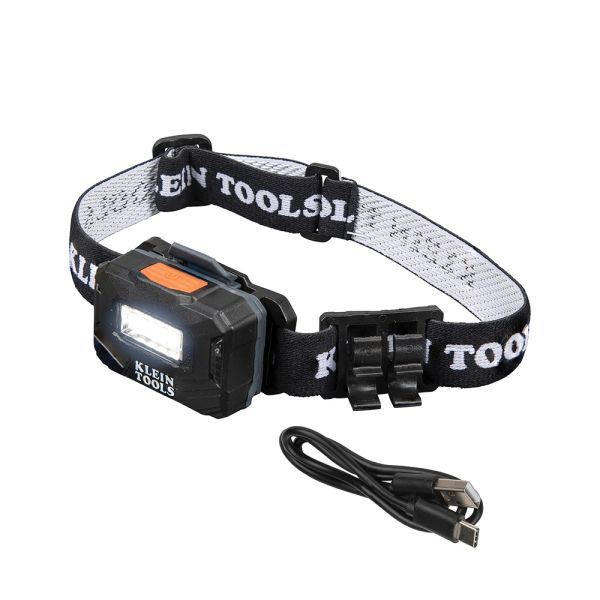 KLEIN, Rechargeable Light Array LED Headlamp with Adjustable Strap